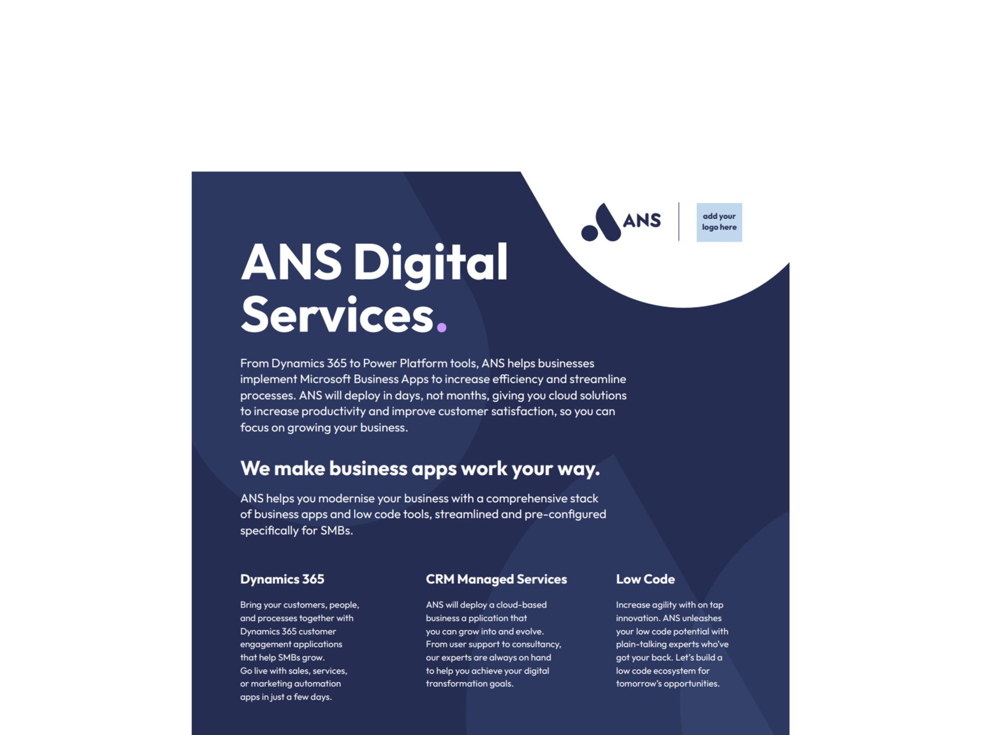 Building on our Partner Programme | ANS